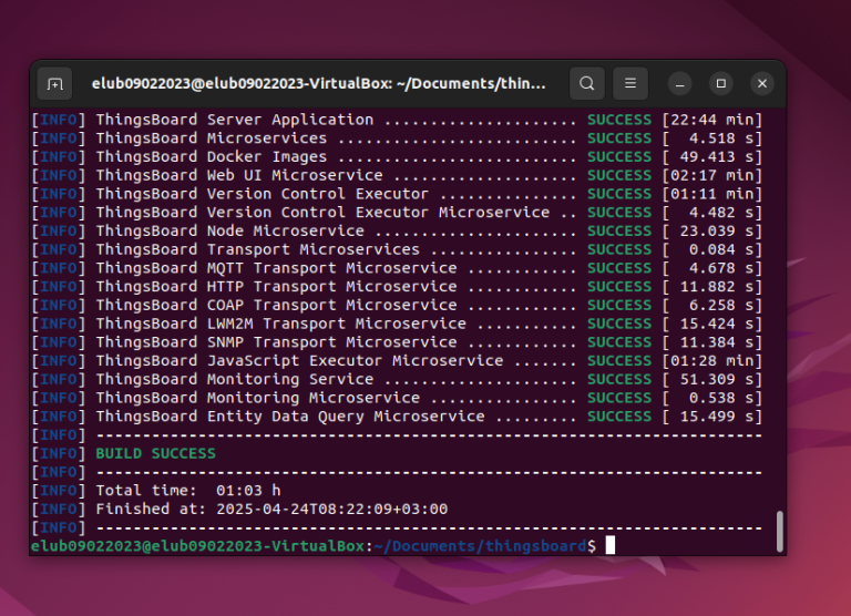 Thingsboard Community Edition Build Source Code - Meşe Mekatronik Yazılım